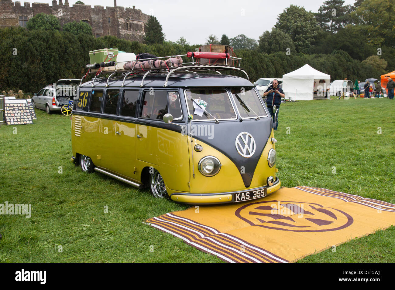 The 2013 VW Festival at Berkeley Castle Meadow Gloucestershire England ...