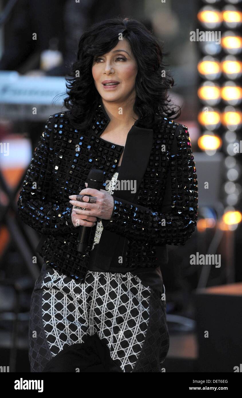 New York, NY. 23rd Sep, 2013. Cher on stage for NBC Today Show Concert ...