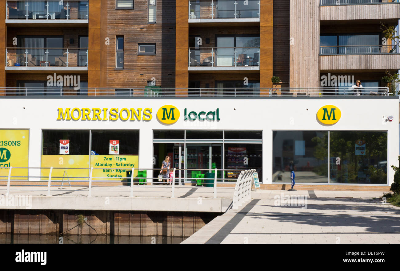 Portishead Marina Somerset England Port Marine Morrisons Local Shop ...