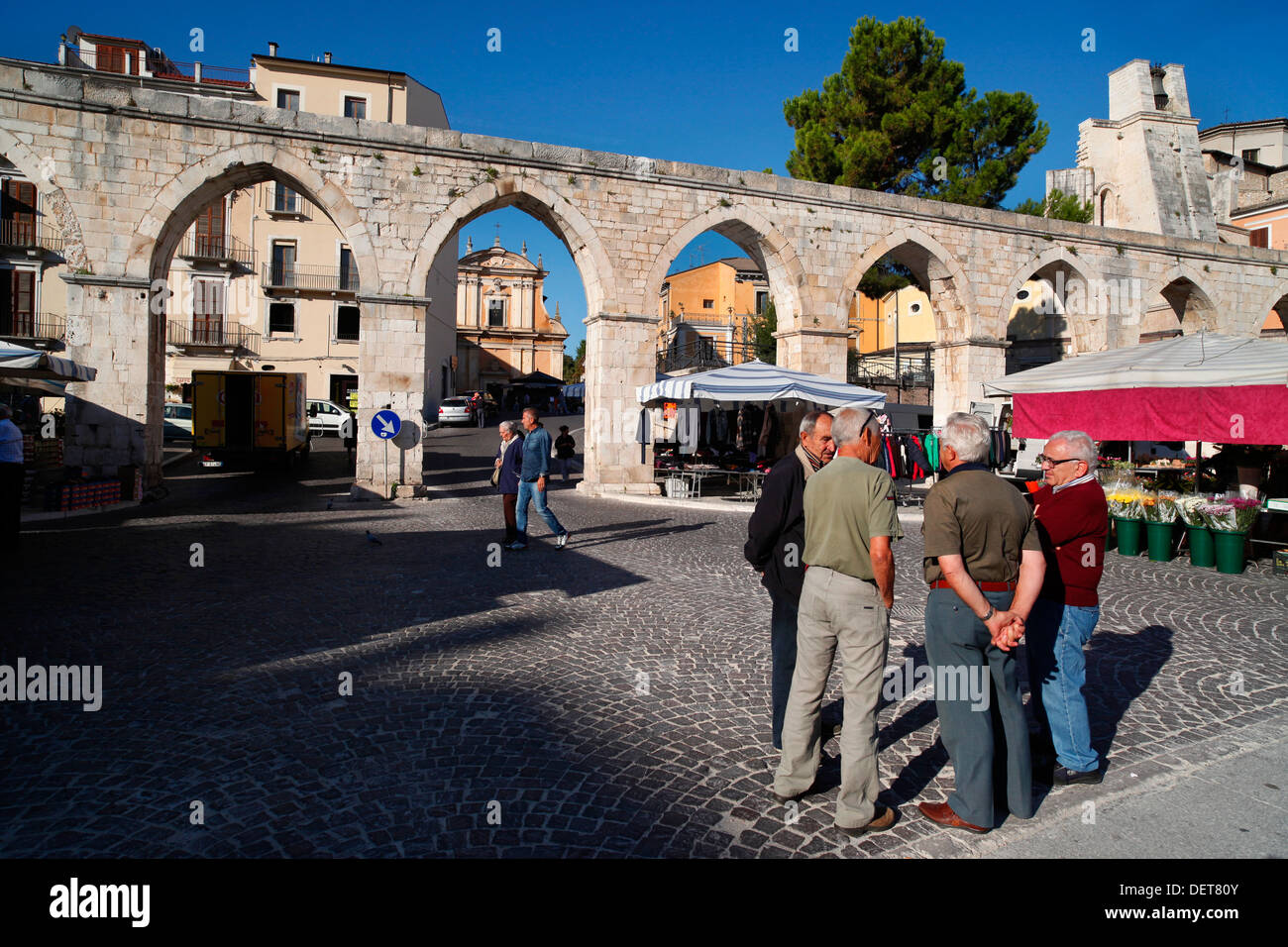 Piazza Garibaldi Sulmona Stock Photos & Piazza Garibaldi Sulmona Stock ...
