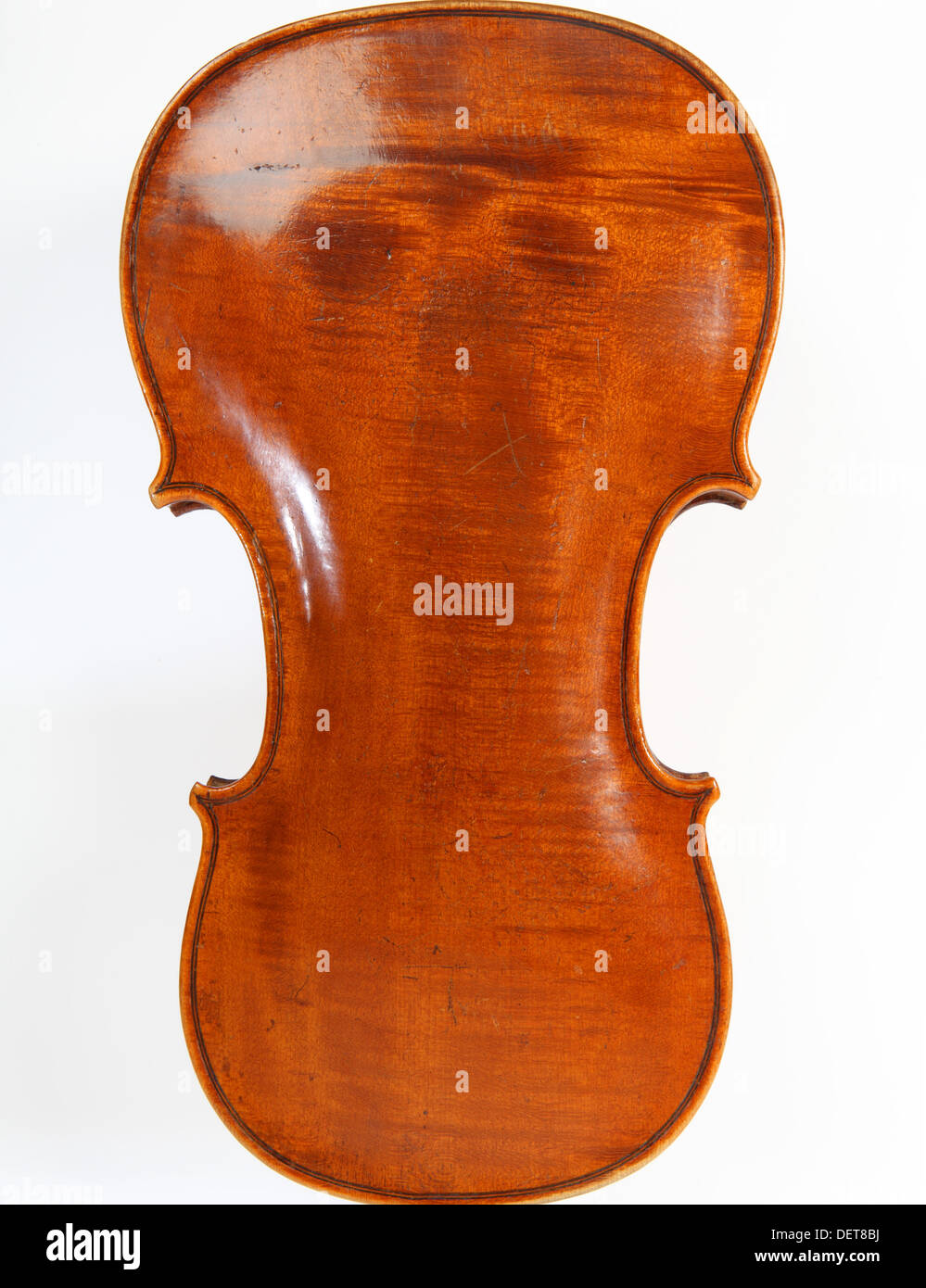 one piece full sized violin back Stock Photo - Alamy