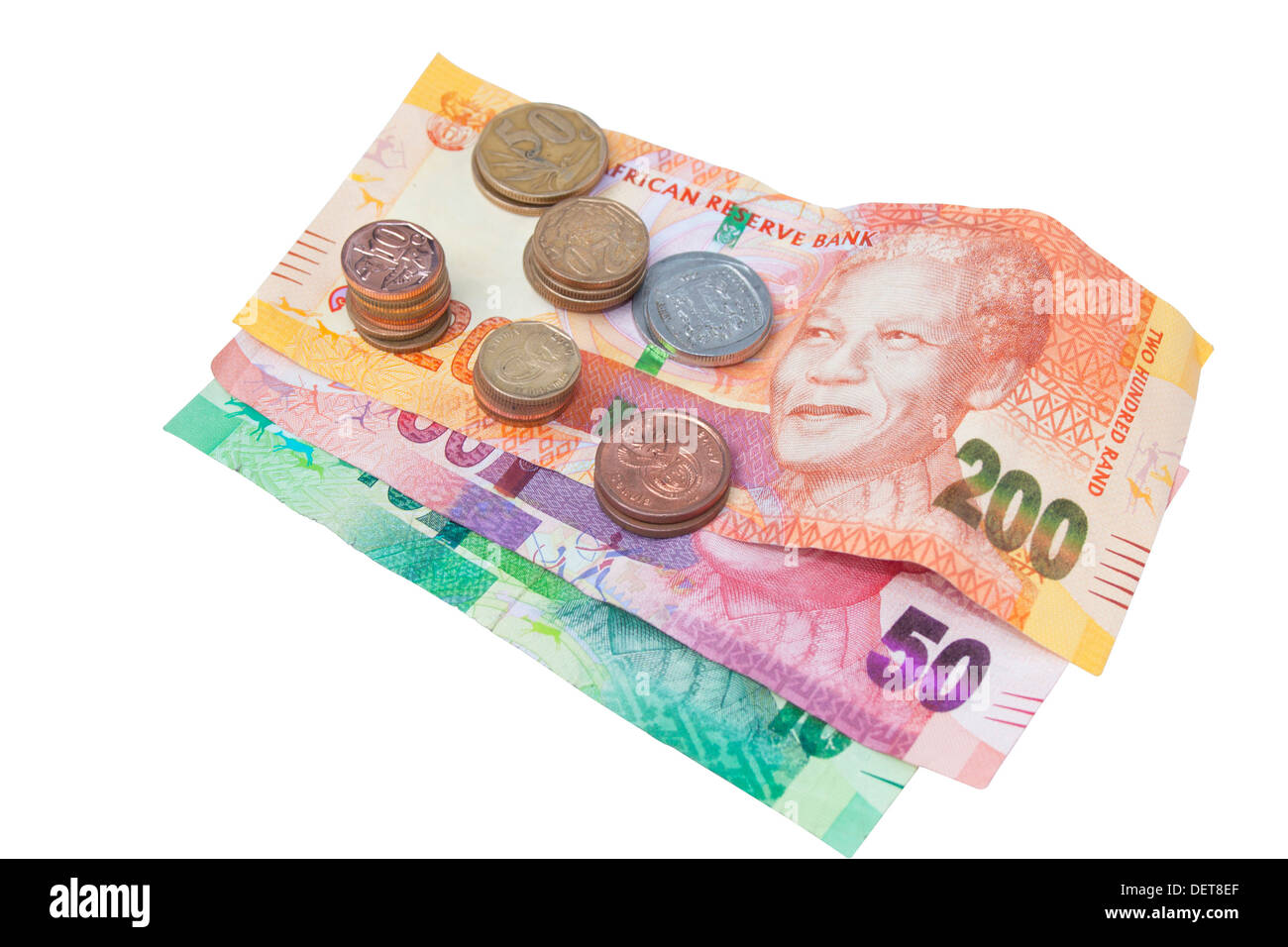 South african one rand coin hi-res stock photography and images - Alamy