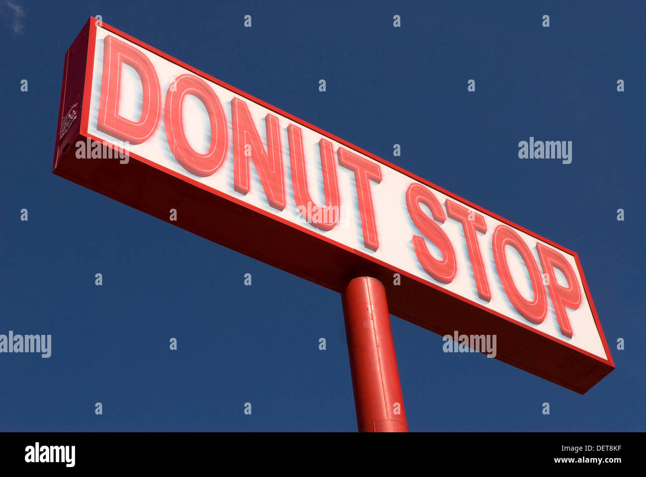 Donut stop sign amarillo texas hi-res stock photography and images - Alamy