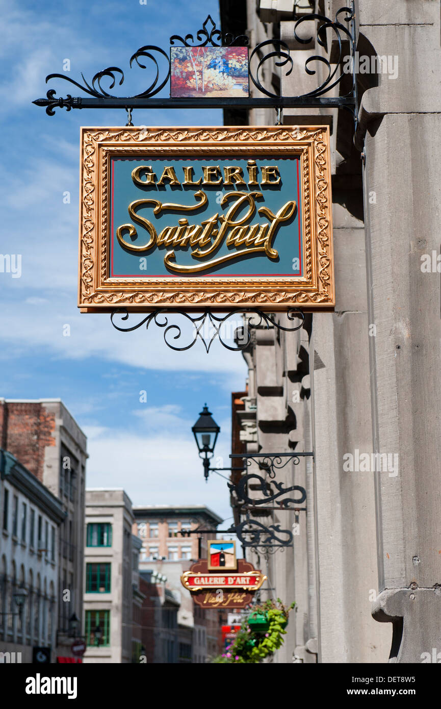 Art gallery sign hi-res stock photography and images - Alamy