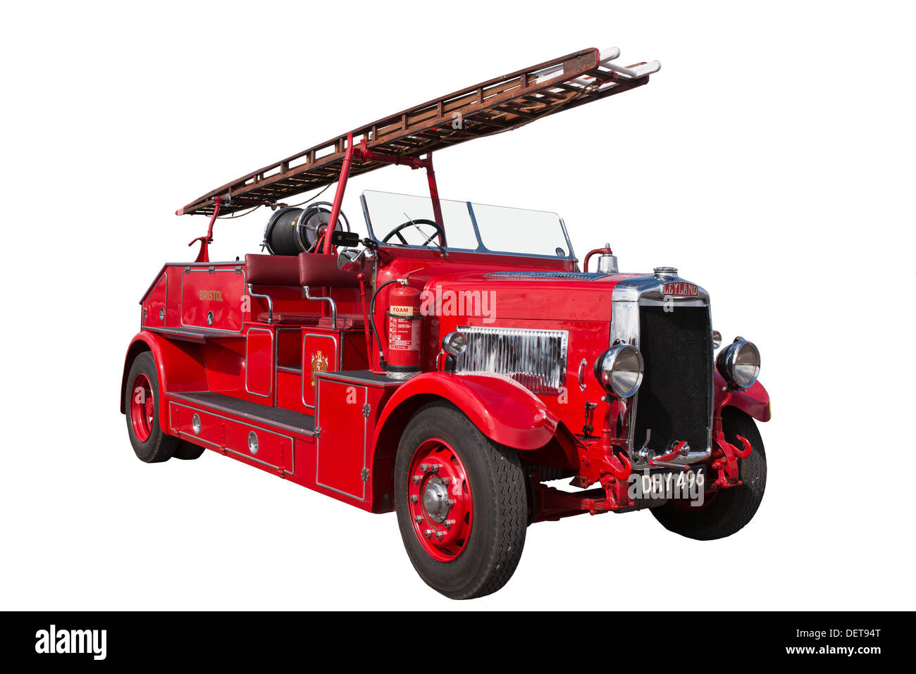 Vintage british fire engine hi-res stock photography and images - Alamy