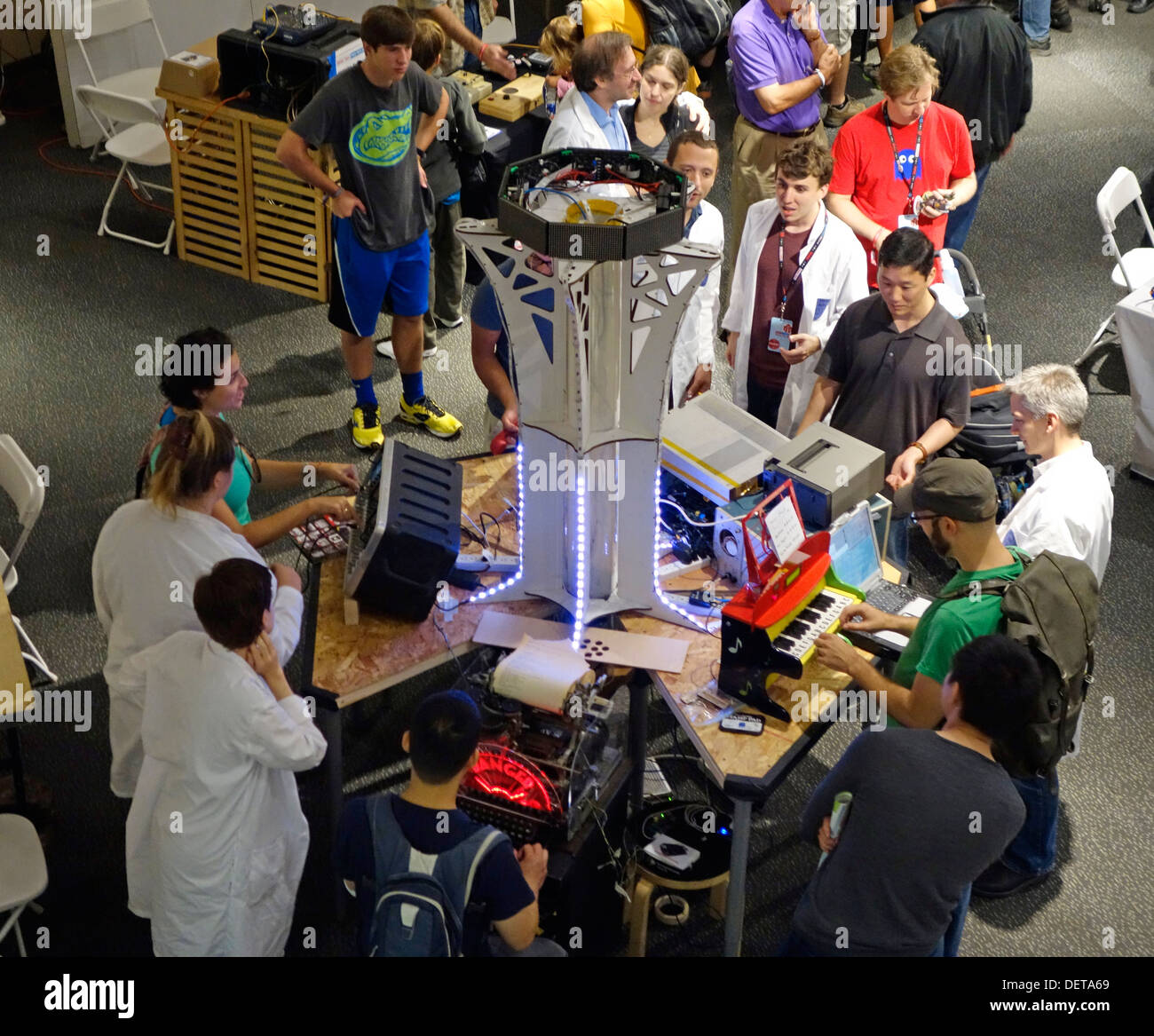 Maker Faire at the New York Hall of Science Queens Stock Photo - Alamy