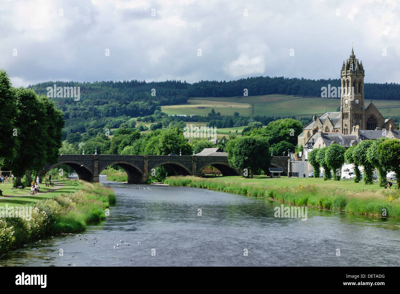 Peebles county town peeblesshire in hi-res stock photography and images ...