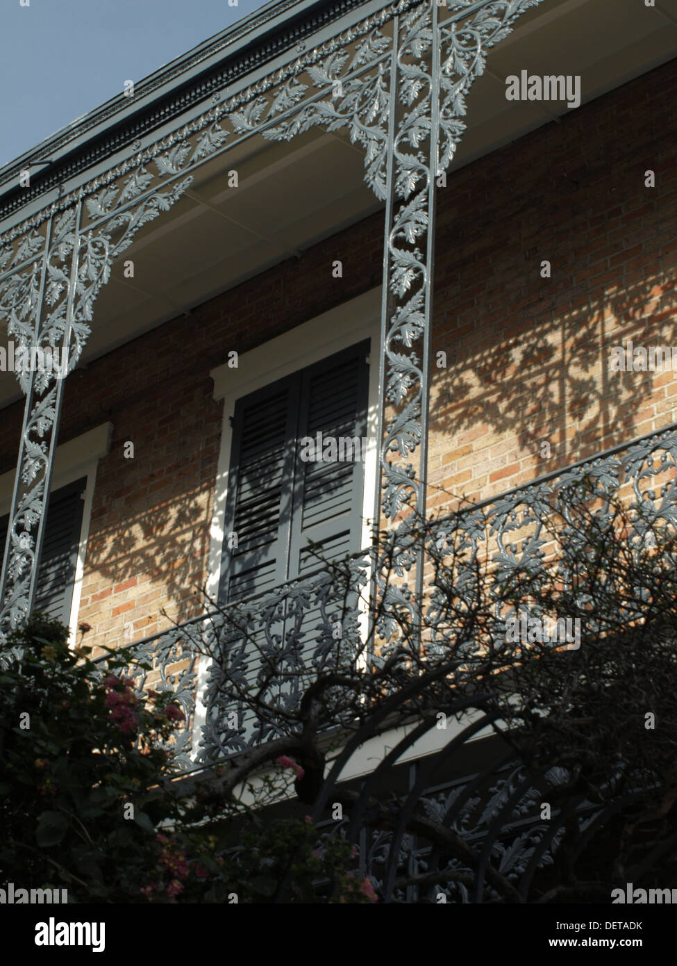 A beautiful, and intricate wrought iron pattern on a balcony in the ...