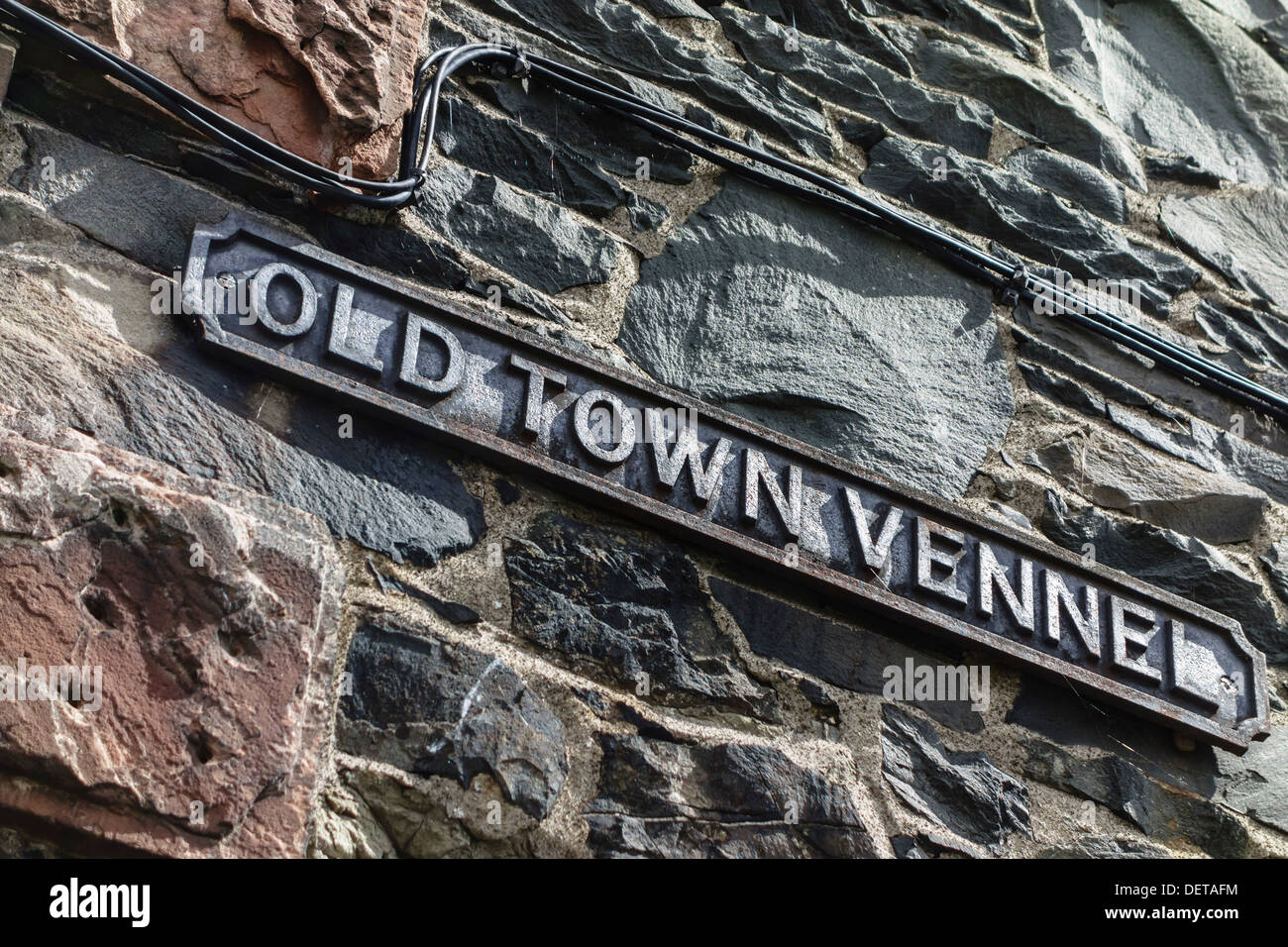 Peebles, county town of Peeblesshire in the Scottish Borders - Old Town ...
