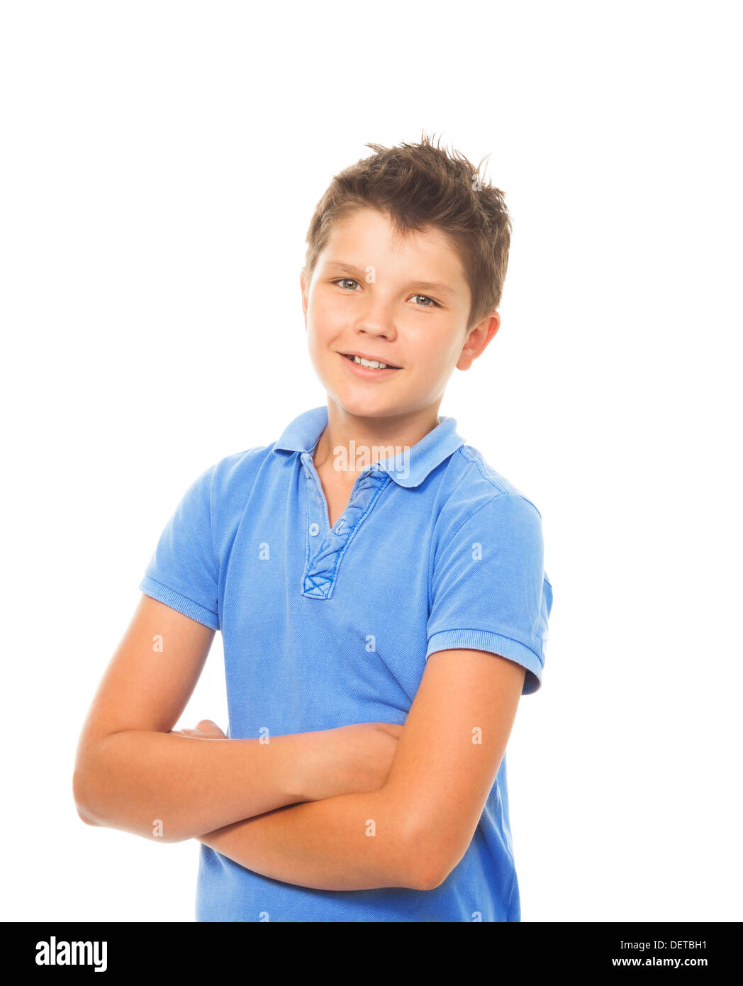Boy standing isolated hi-res stock photography and images - Alamy
