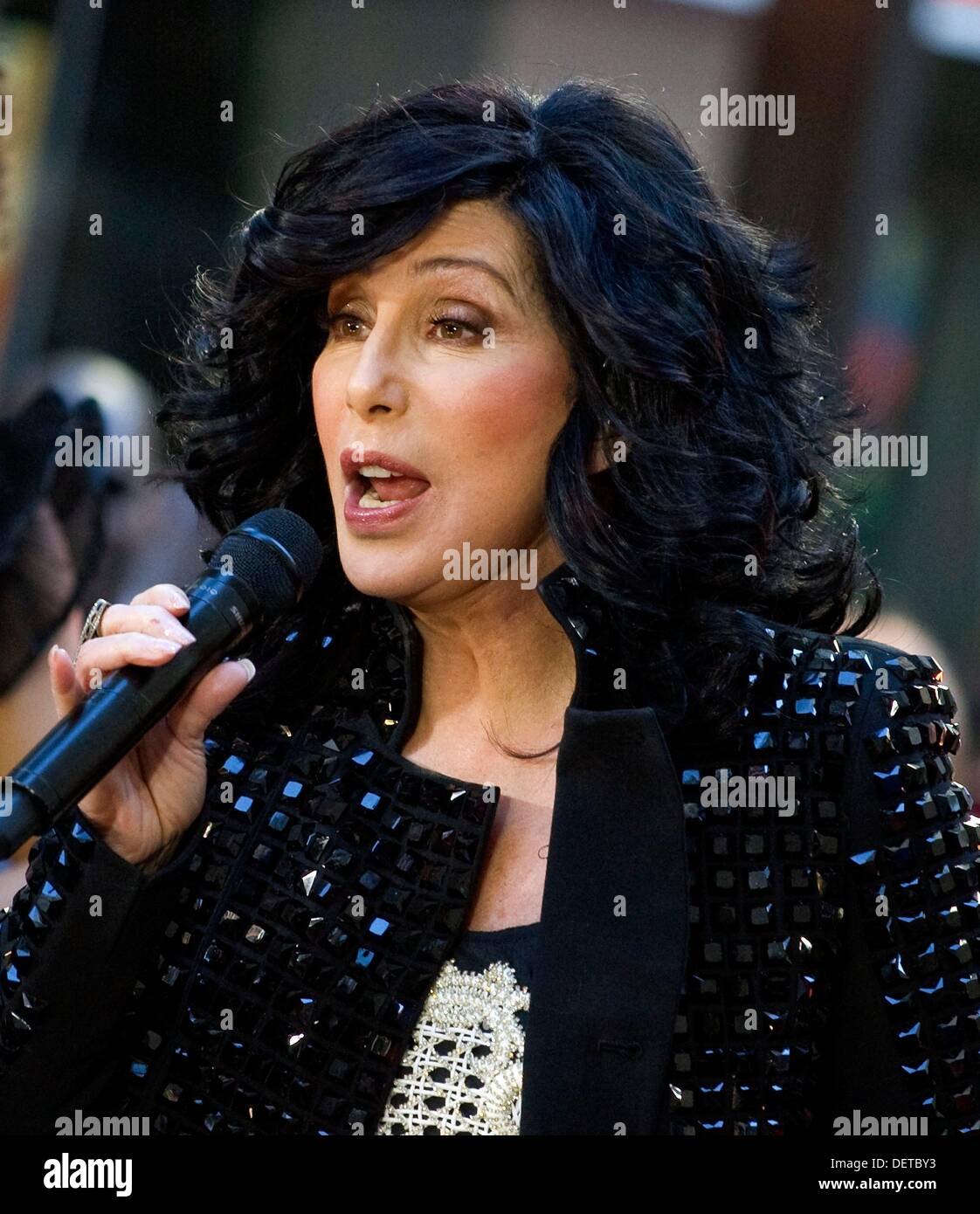 New York, NY. 23rd Sep, 2013. Cher on stage for NBC Today Show Concert ...
