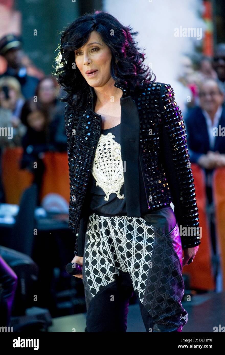 New York, NY. 23rd Sep, 2013. Cher on stage for NBC Today Show Concert ...