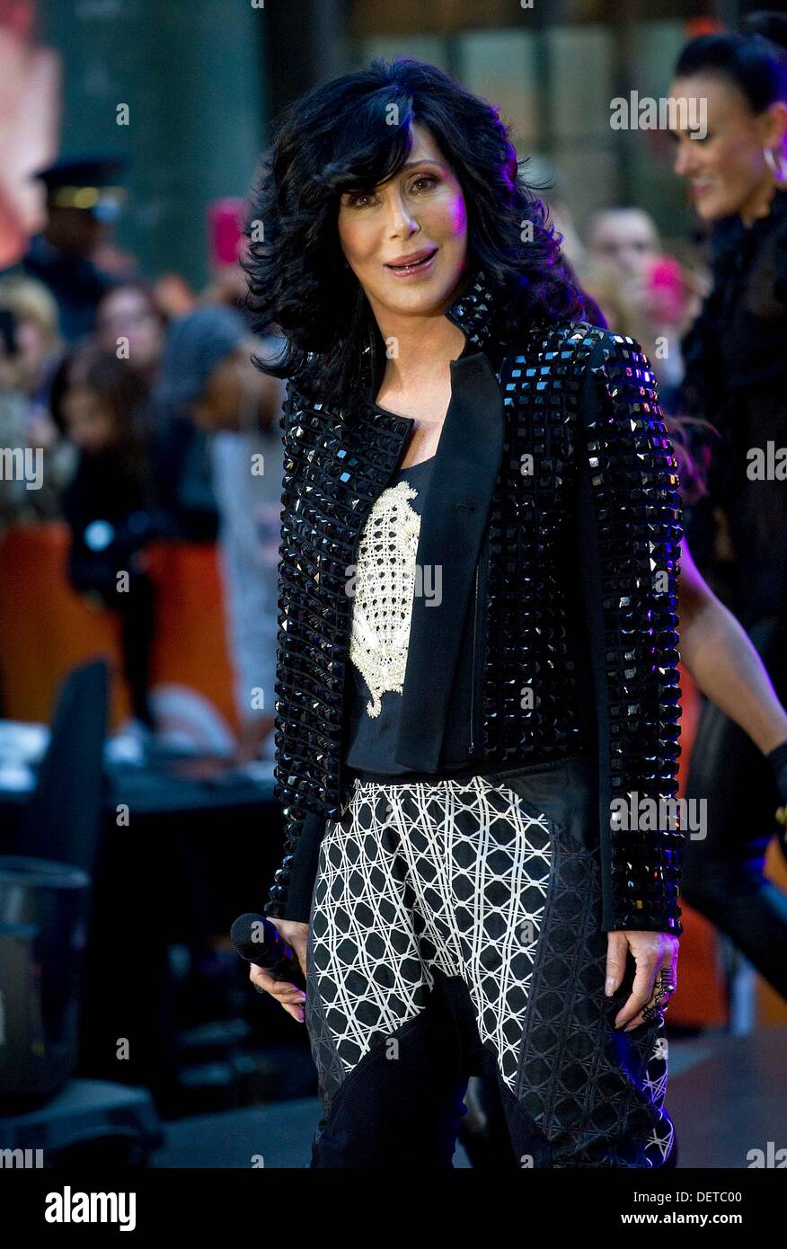 New York, NY. 23rd Sep, 2013. Cher on stage for NBC Today Show Concert ...