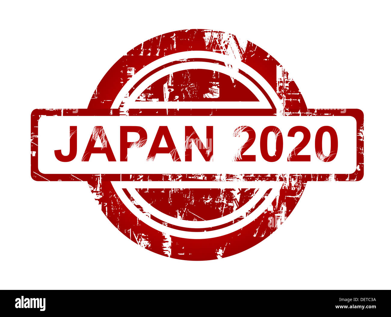 Japan 2020 stamp isolated on white background Stock Photo - Alamy