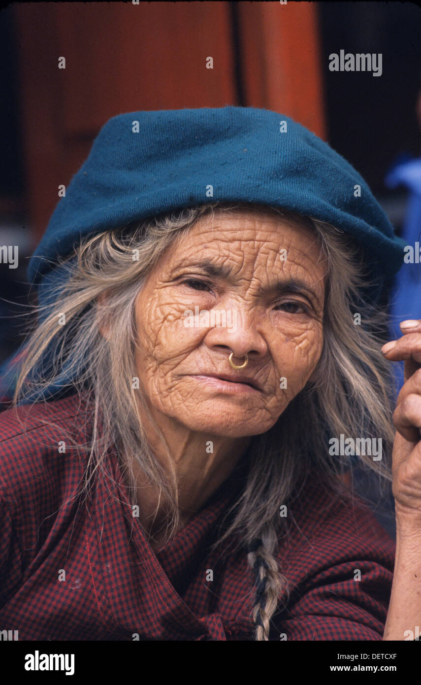 nepal, asia, woman, portrait, people, traditional Stock Photo - Alamy