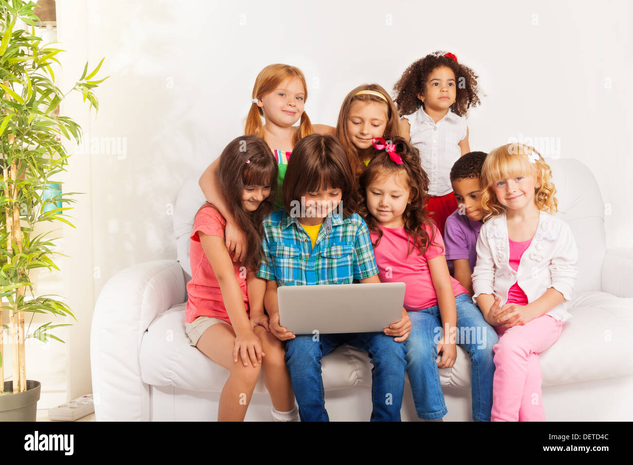 Person preschooler smiling typing High Resolution Stock Photography and ...