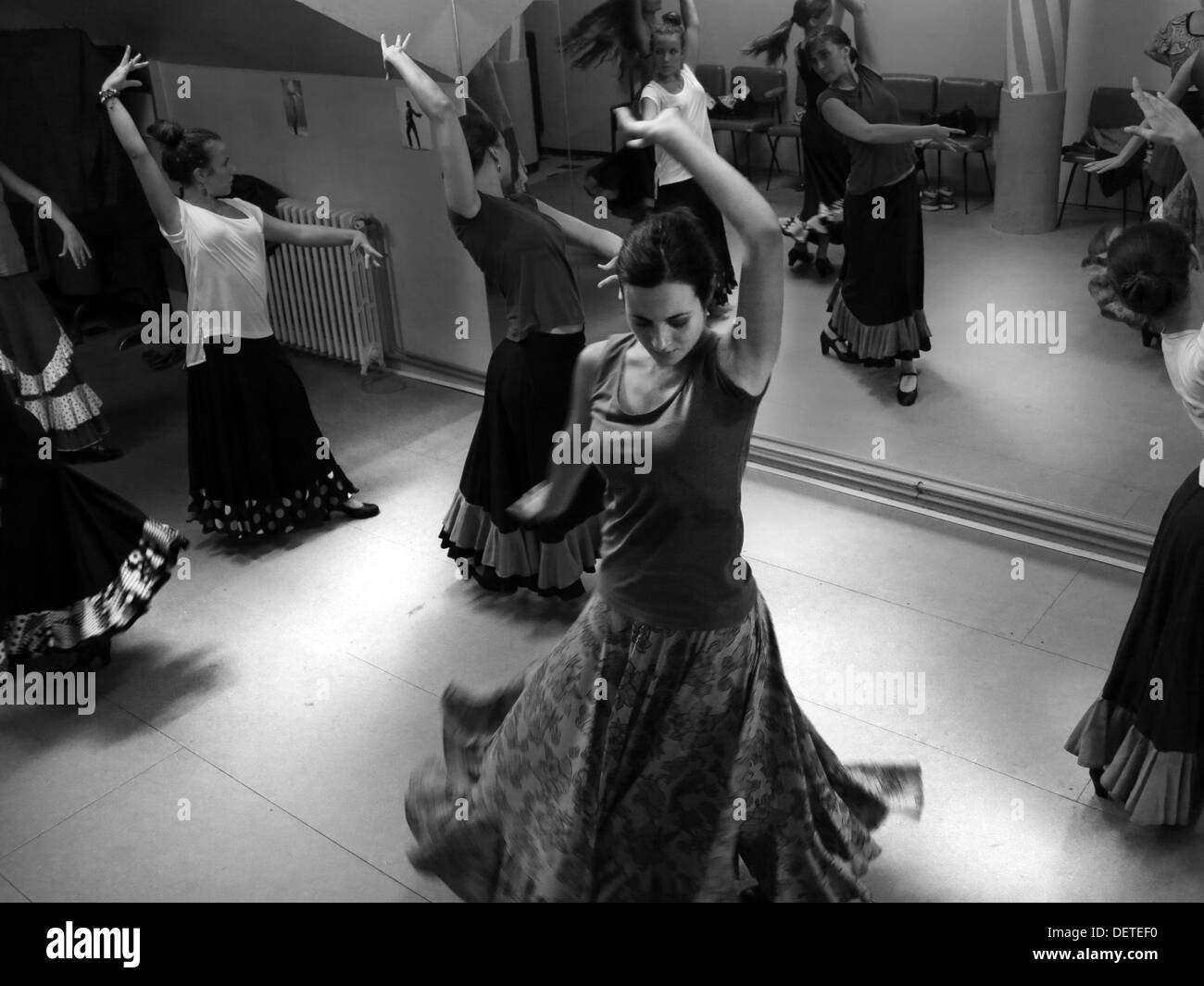 Spanish dance form Black and White Stock Photos & Images - Alamy