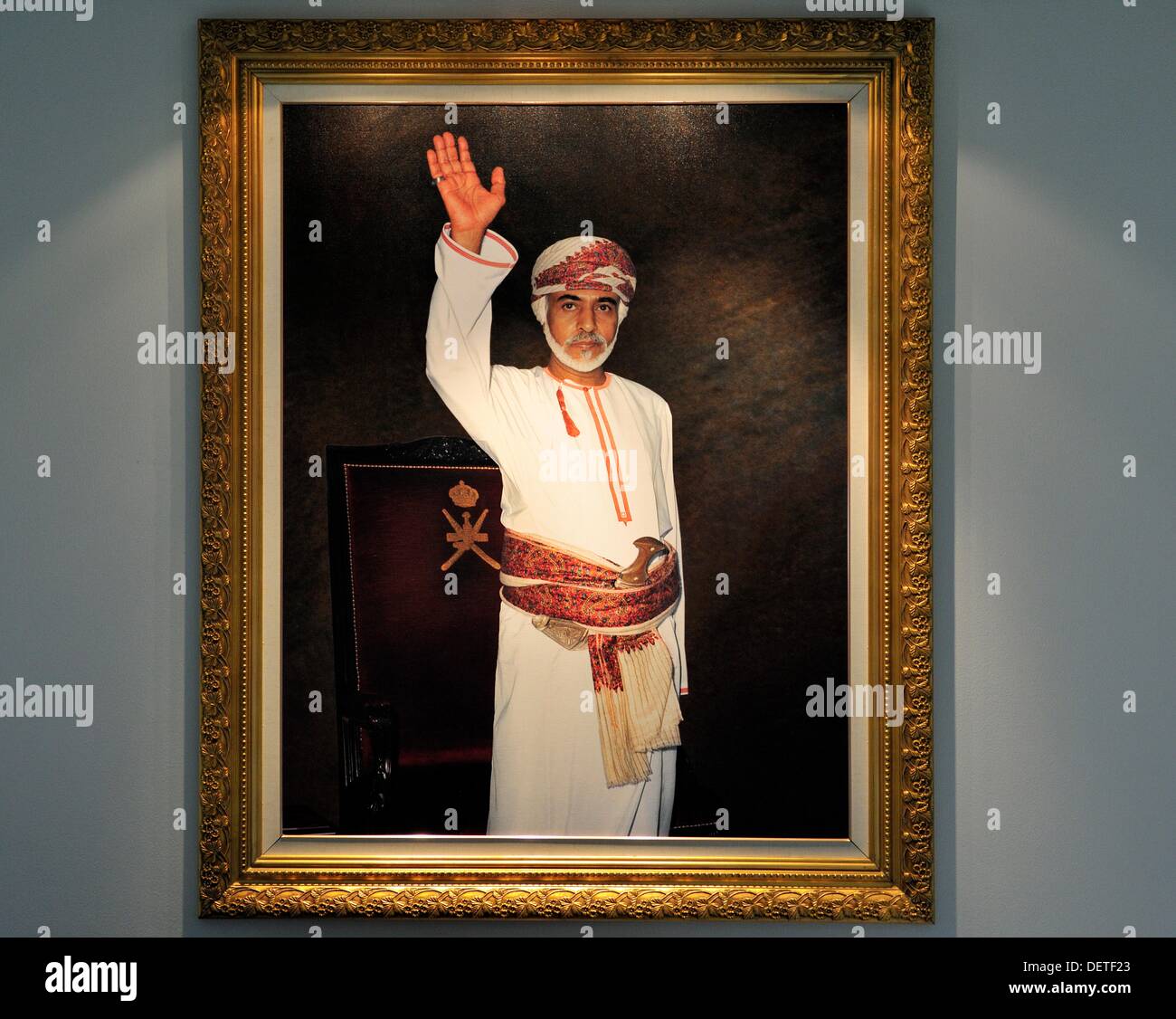 Oman sultan portrait hi-res stock photography and images - Alamy