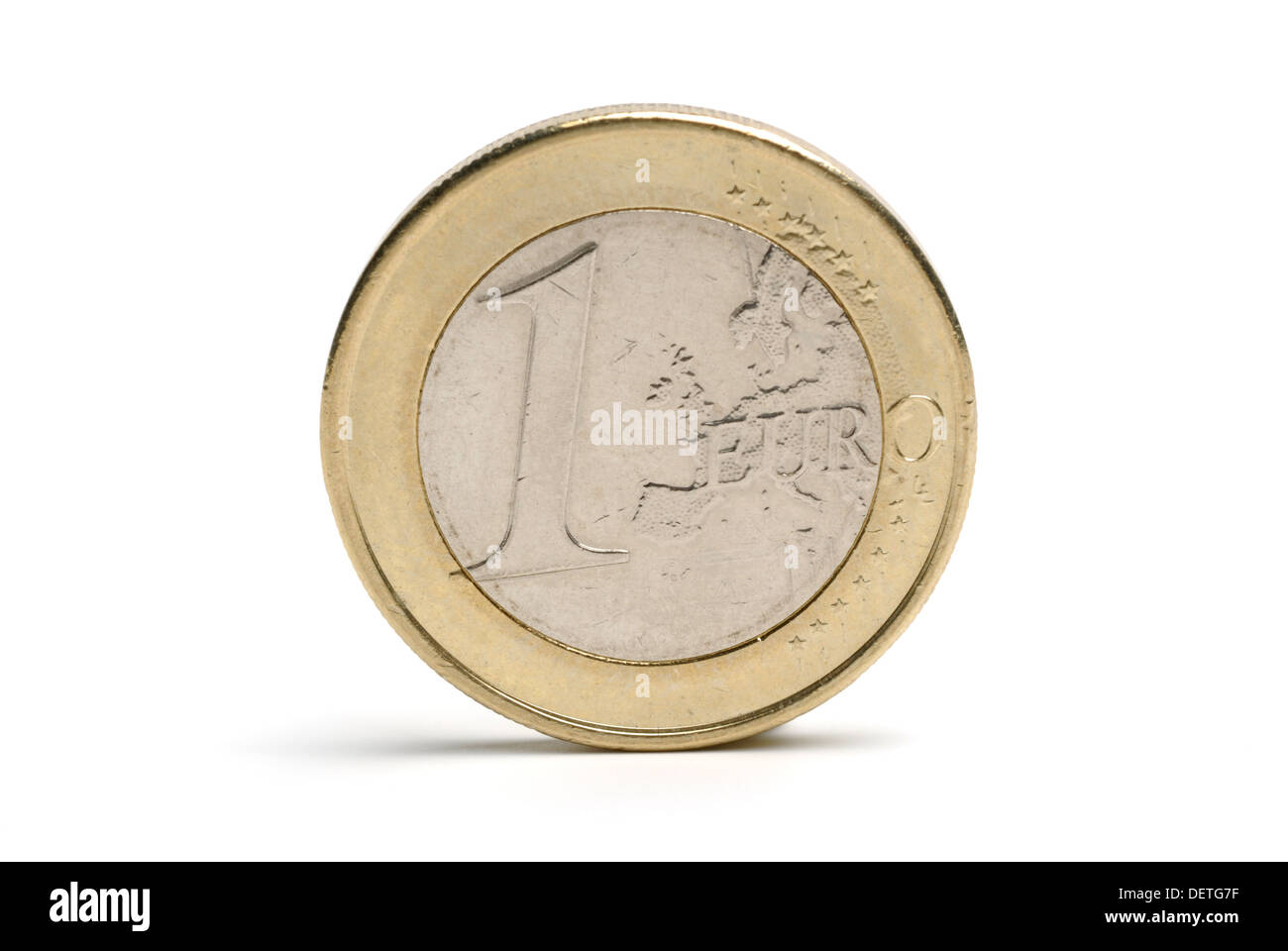 One euro coin Stock Photo - Alamy