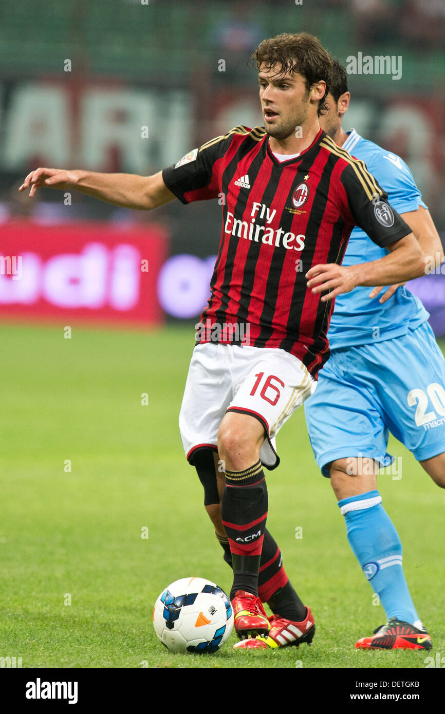 Andrea Poli (Milan), SEPTEMBER 22, 2013 - Football / Soccer : Italian ...