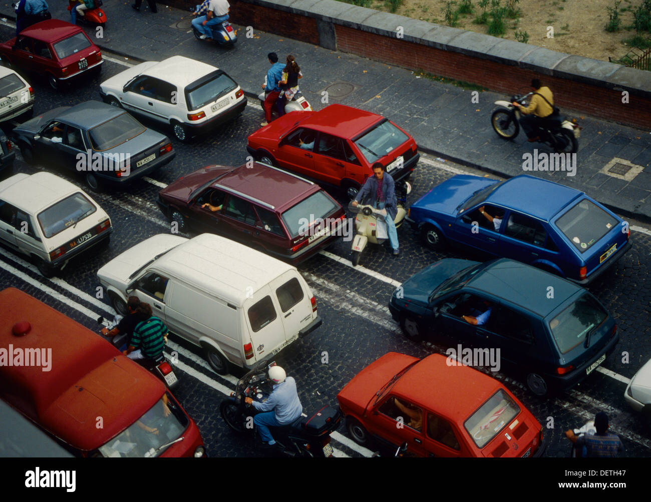 Italian traffic jam hi-res stock photography and images - Alamy