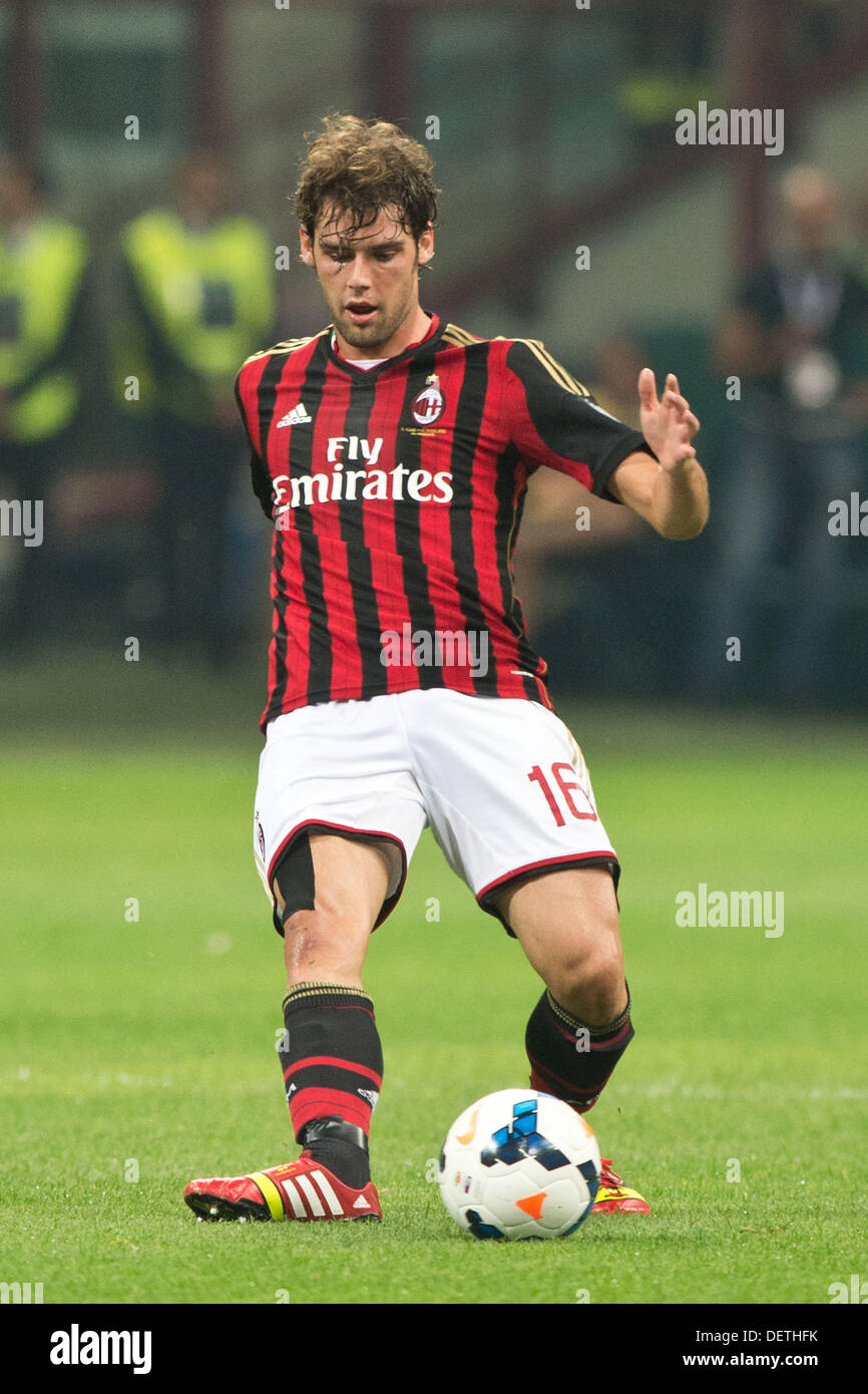 Andrea Poli (Milan), SEPTEMBER 22, 2013 - Football / Soccer : Italian ...