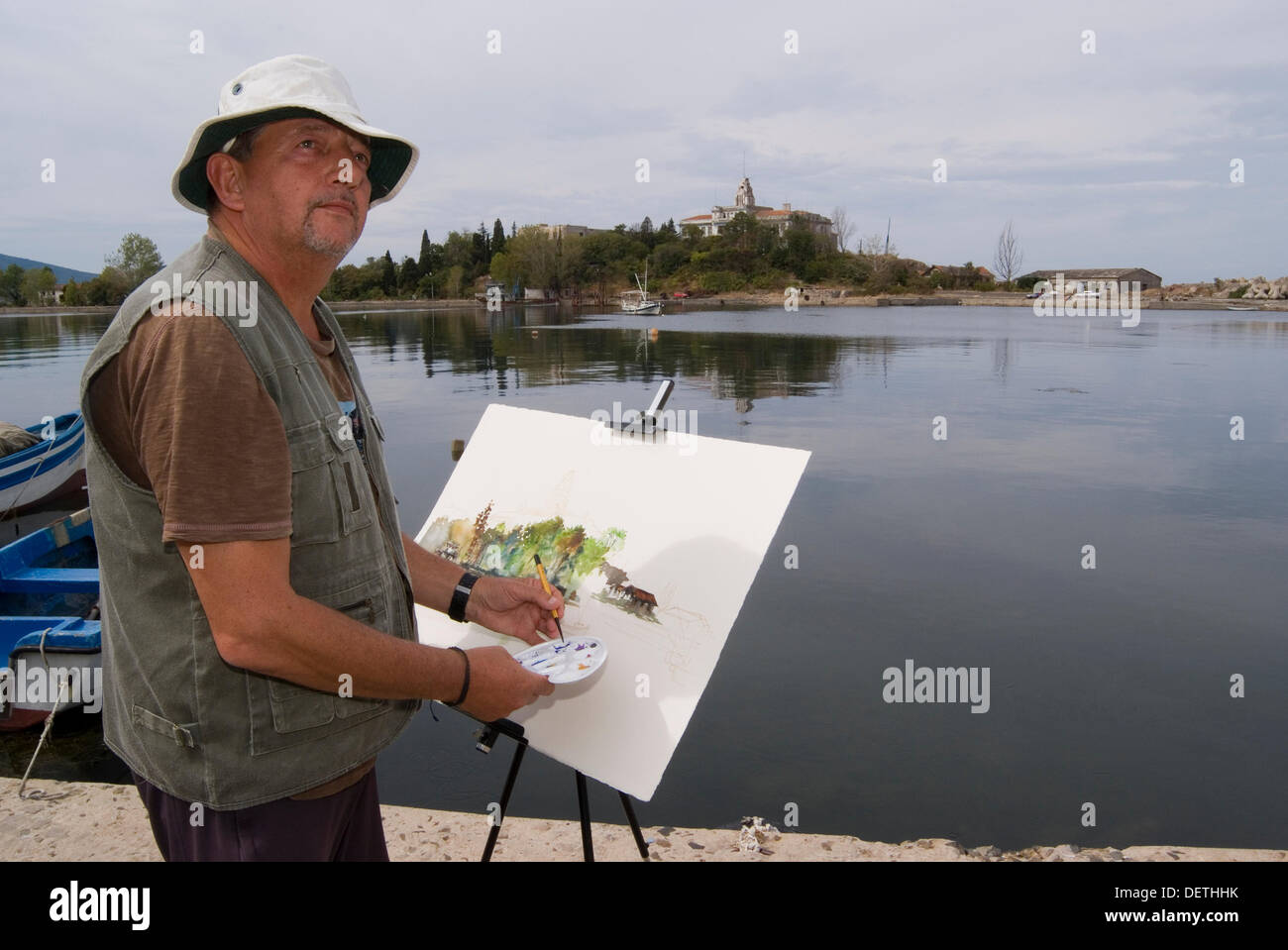 English watercolor artist Martin Stephenson from Yorkshire, was the ...