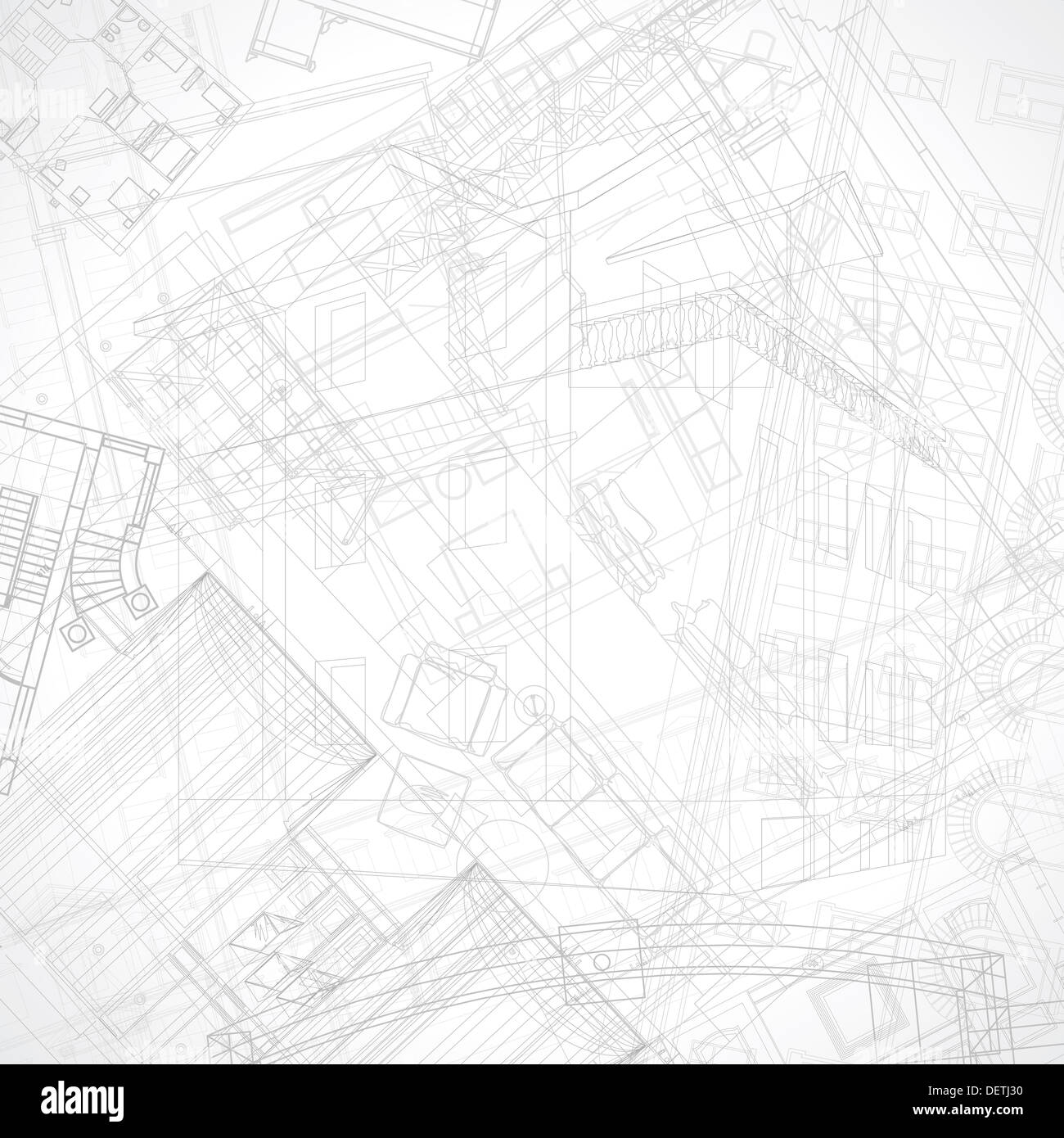Abstract architectural background. Raster version. Vector version is ...