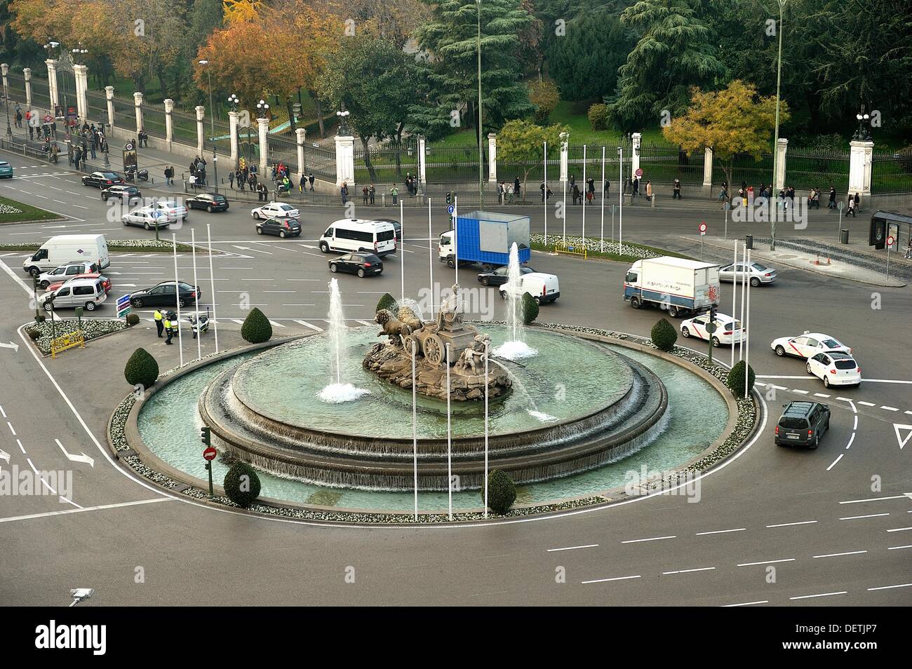 Plaza de cibeles aerial hi-res stock photography and images - Alamy