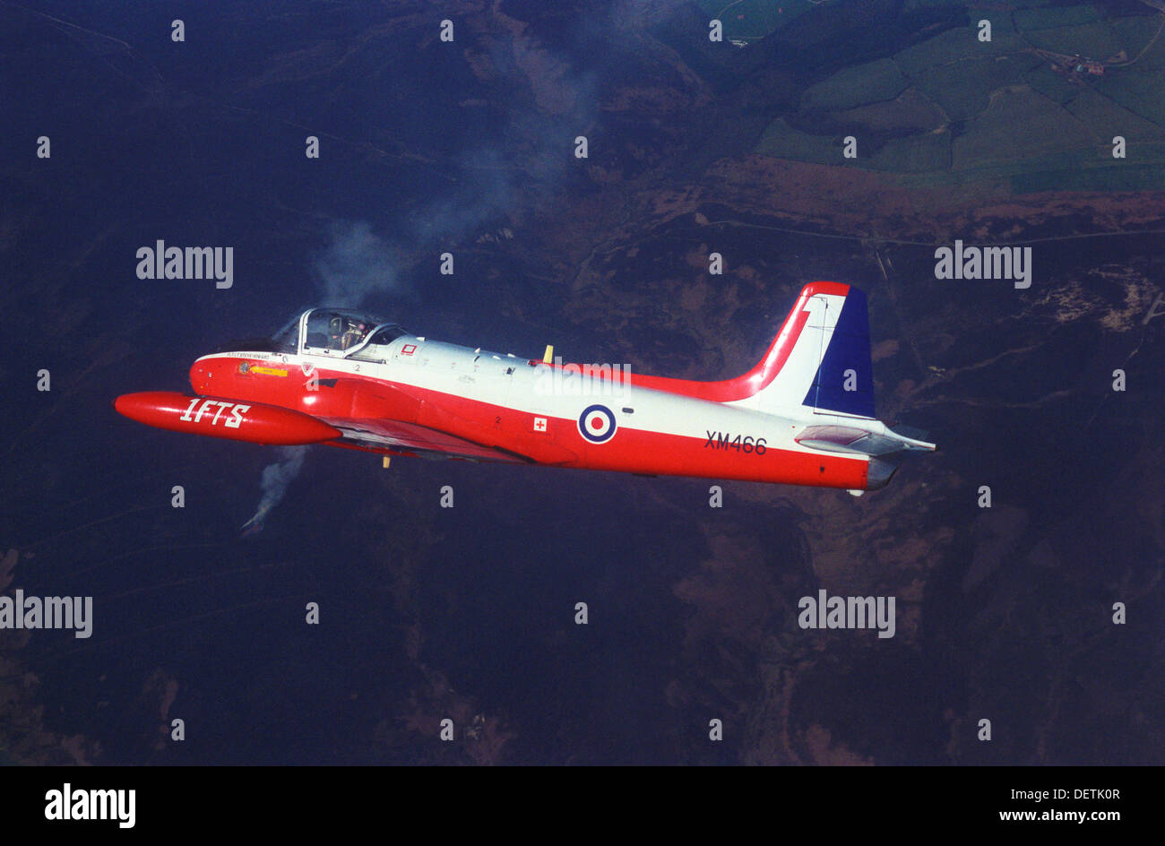 Royal Air Force Jet Provost in flight Stock Photo - Alamy