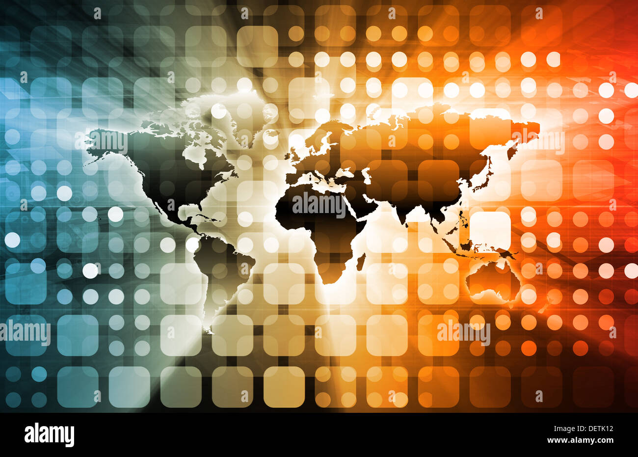 Integrated Technologies on a Global Level Concept Stock Photo - Alamy