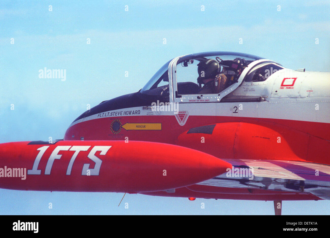 Close-up of an RAF Jet provost in flight Stock Photo - Alamy