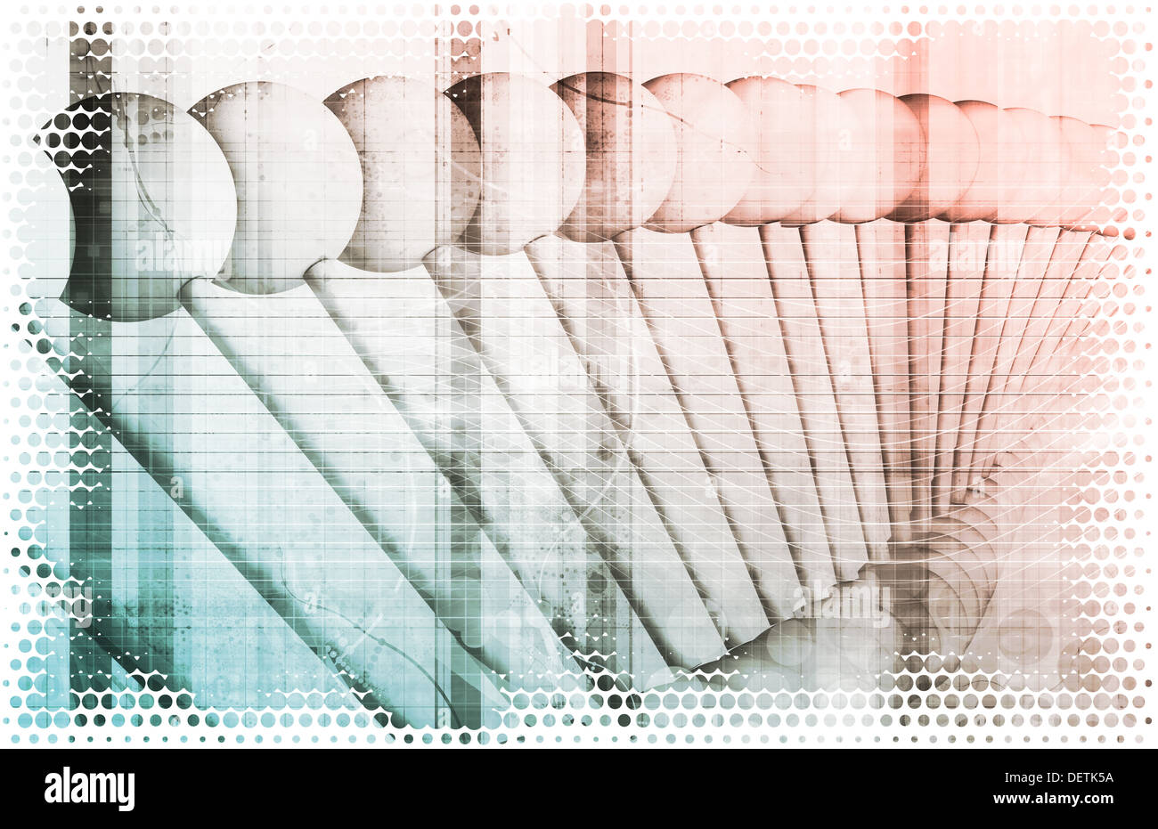 Digital Science with Virtual Technology in Art Stock Photo - Alamy