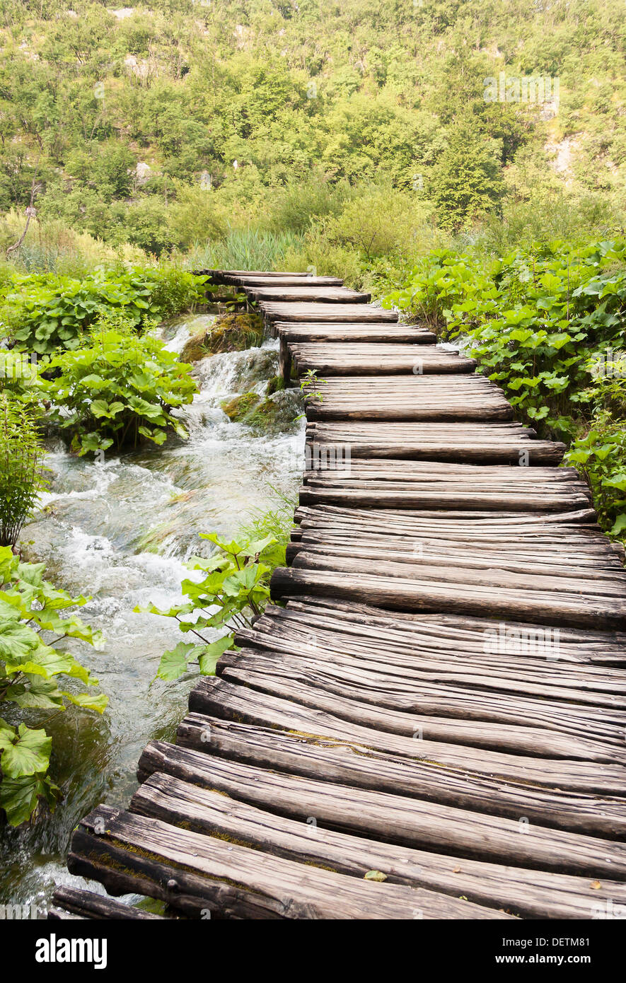 Timber walkway hi-res stock photography and images - Alamy