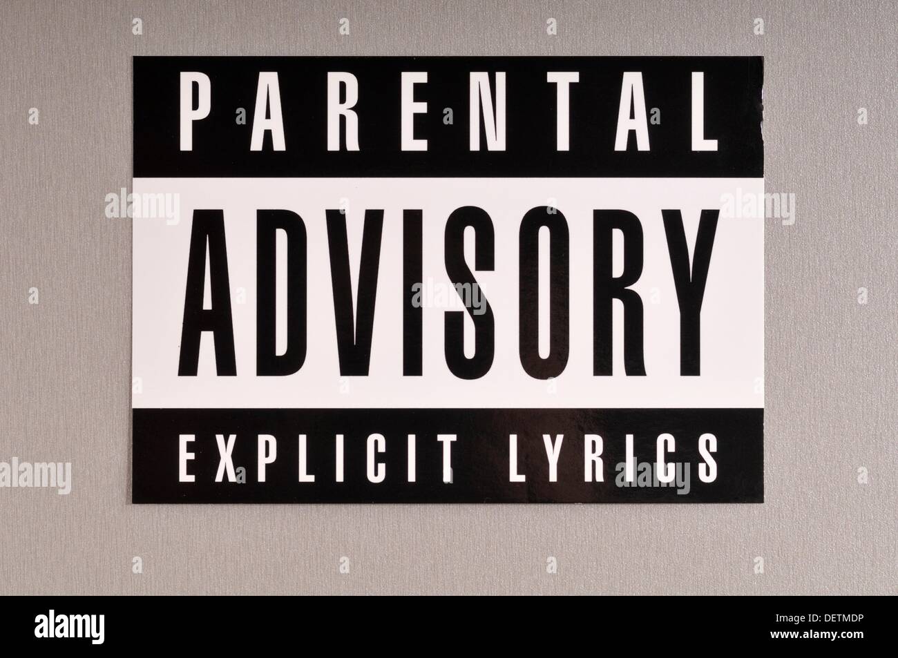 Parental advisory hi-res stock photography and images - Alamy