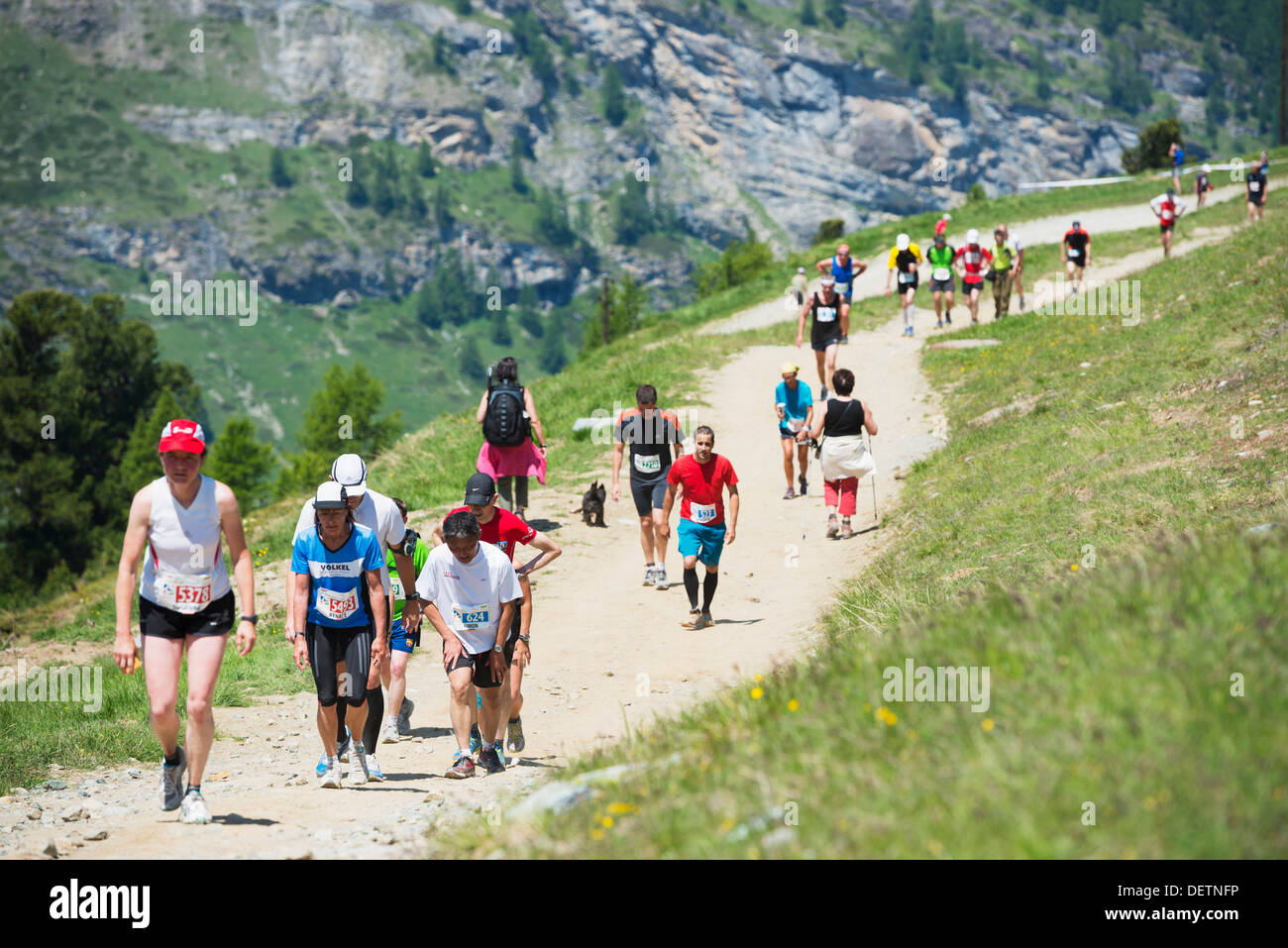 Europe, Valais, Swiss Alps, Switzerland, Zermatt, The Matterhorn (4478m ...