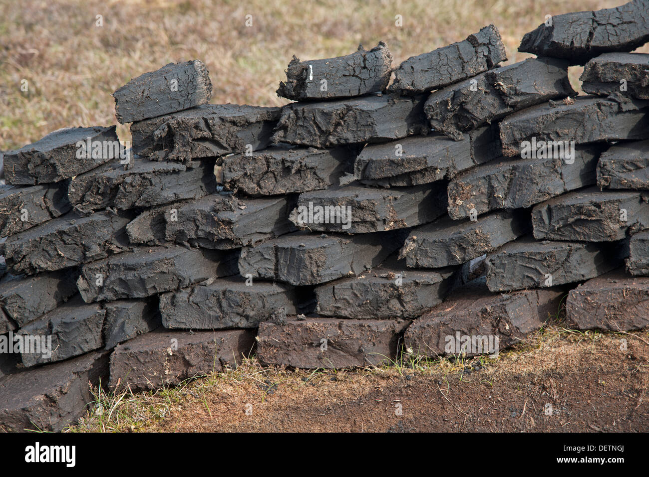 Peat blocks hi-res stock photography and images - Alamy