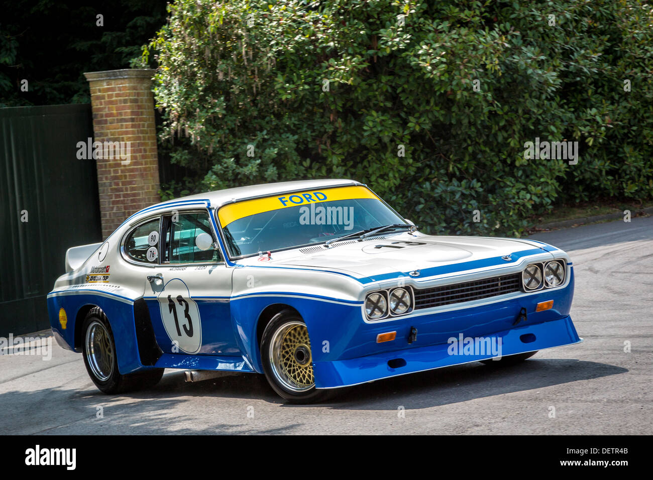 1973 Ford Capri RS "Cologne" with driver Emanuele Pirro at the 2013 ...