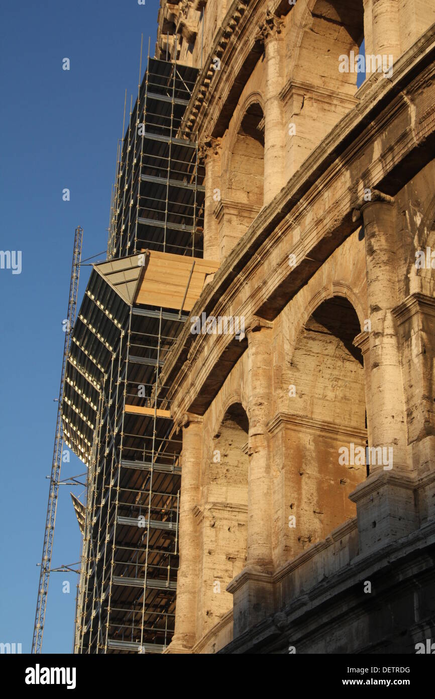 Rome, Italy. 23rd September 2013. Scaffolding erected around the ...