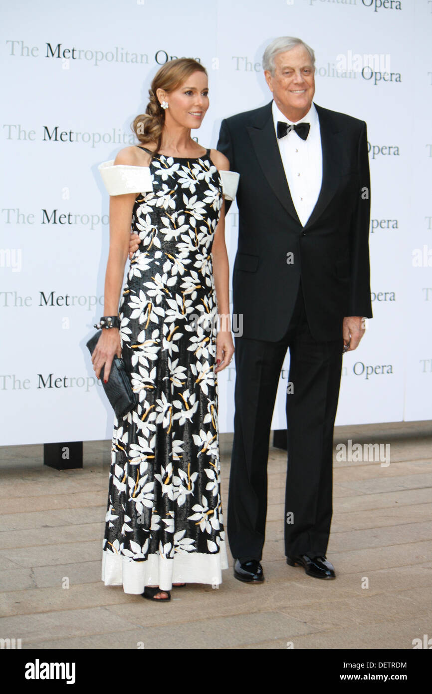 New York, USA. 23rd Sep, 2013. David and Julia Koch arrive for the ...