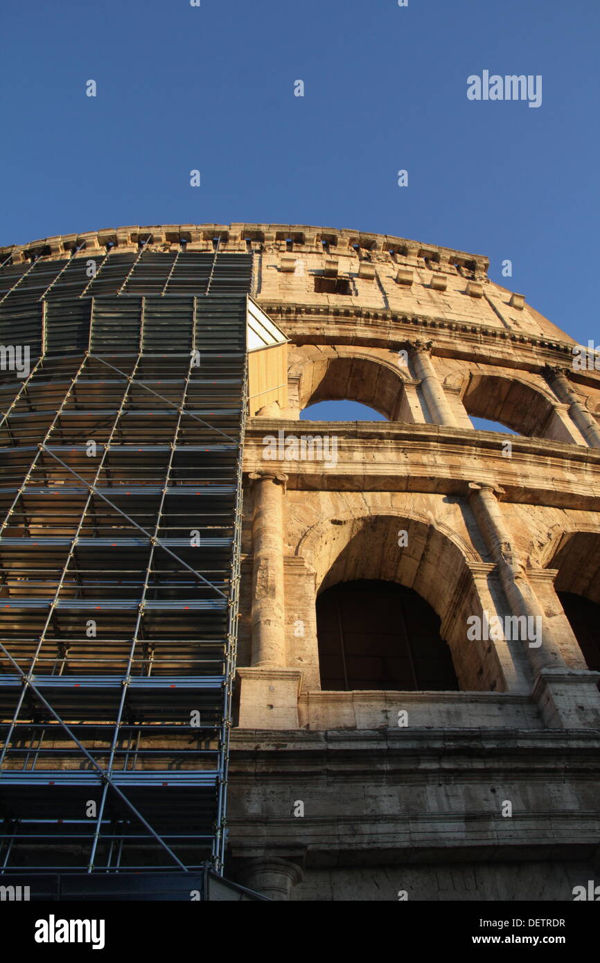 Rome, Italy. 23rd September 2013. Scaffolding erected around the ...