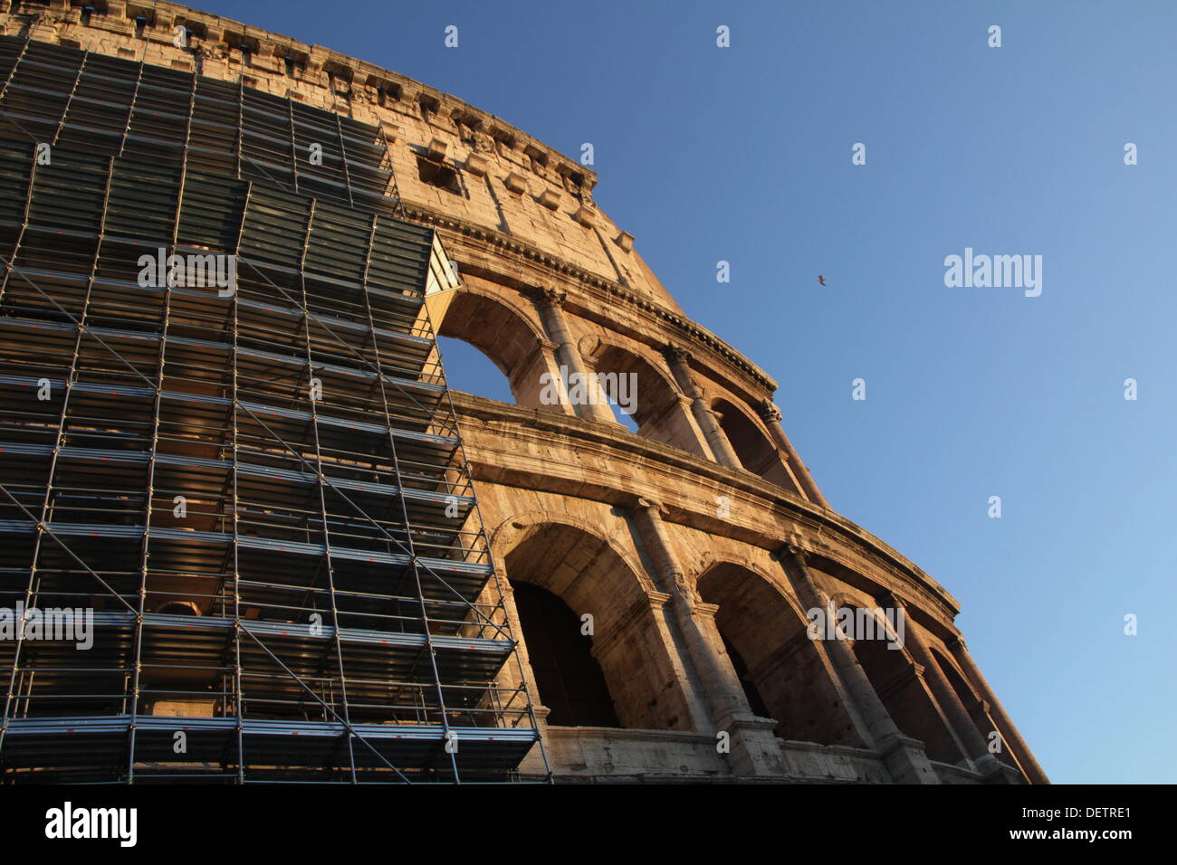 Rome, Italy. 23rd September 2013. Scaffolding erected around the ...