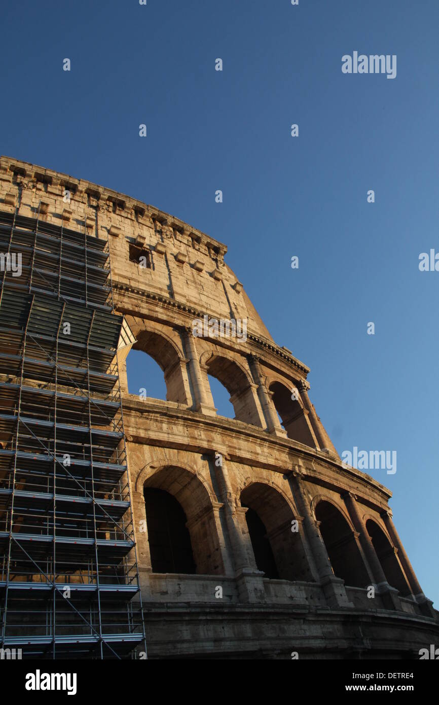 Rome, Italy. 23rd September 2013. Scaffolding erected around the ...