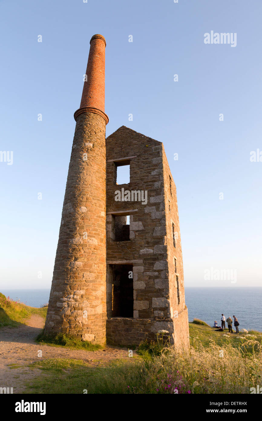 Rinsey; Engine House; Cornwall; UK Stock Photo - Alamy