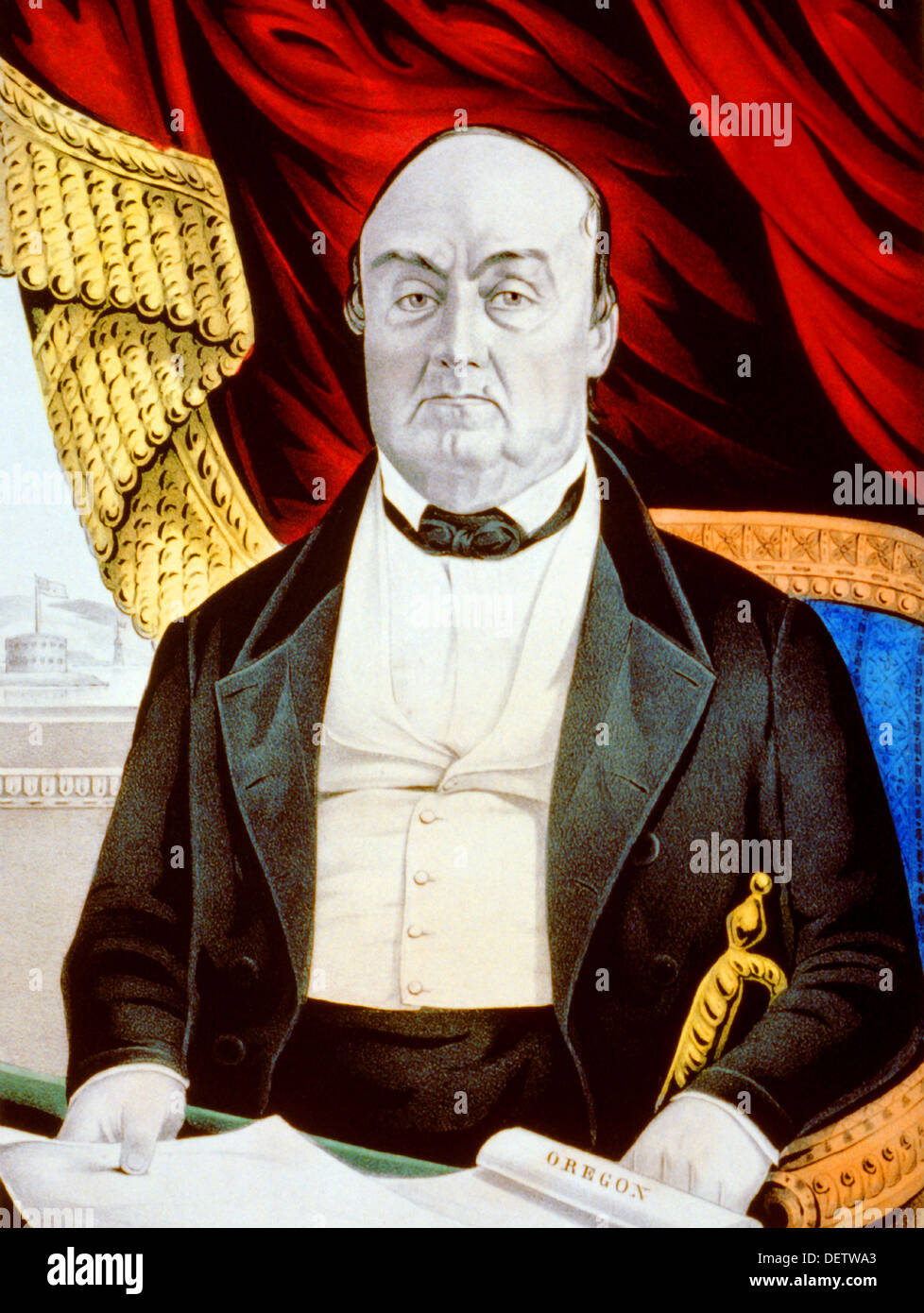 Vintage portrait of lewis cass hi-res stock photography and images - Alamy