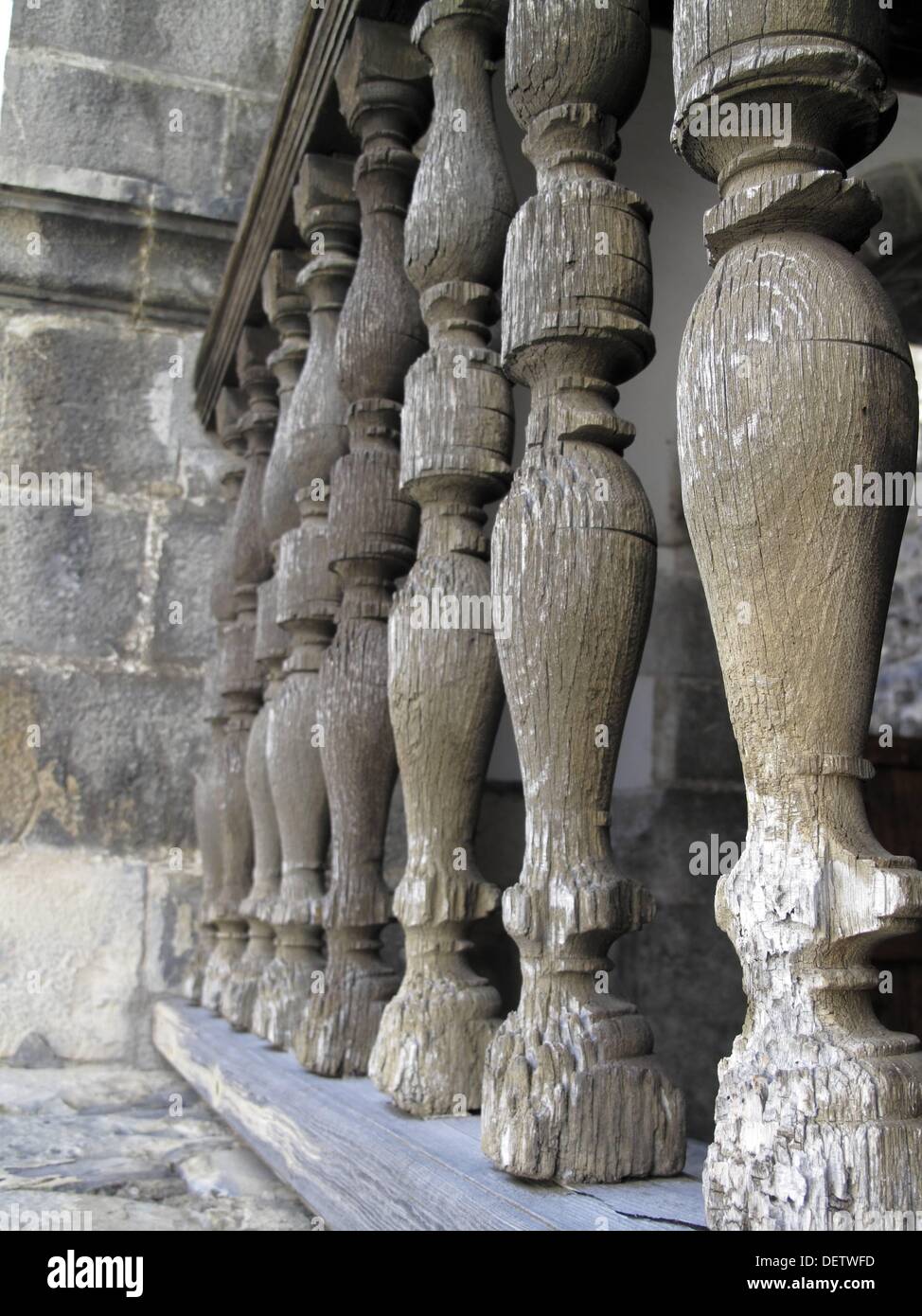 Wooden spindles hi-res stock photography and images - Alamy