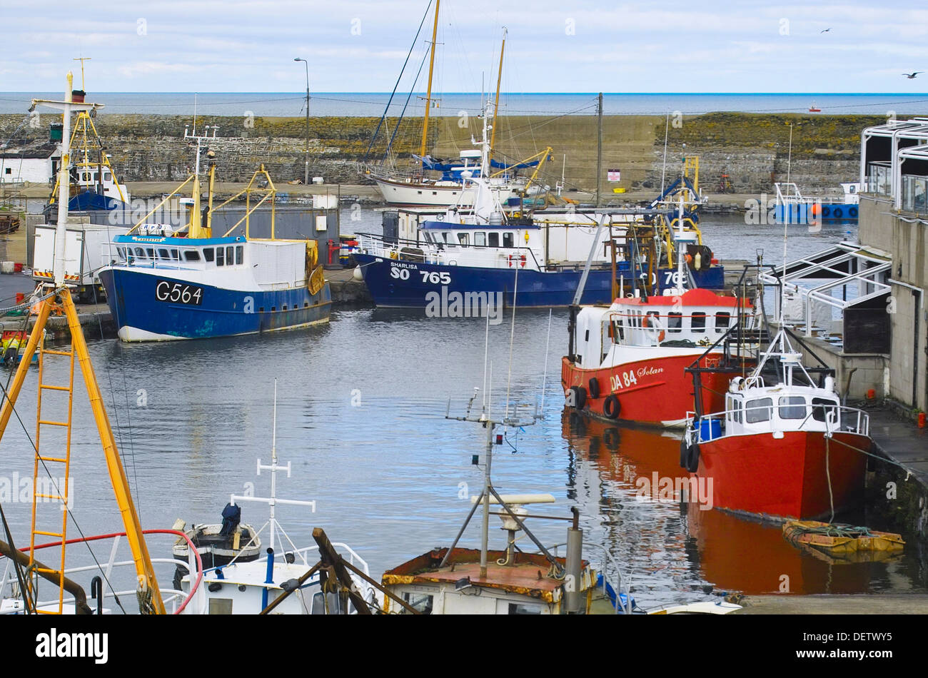 Fishing Boat Balbriggan Harbour High Resolution Stock Photography and ...