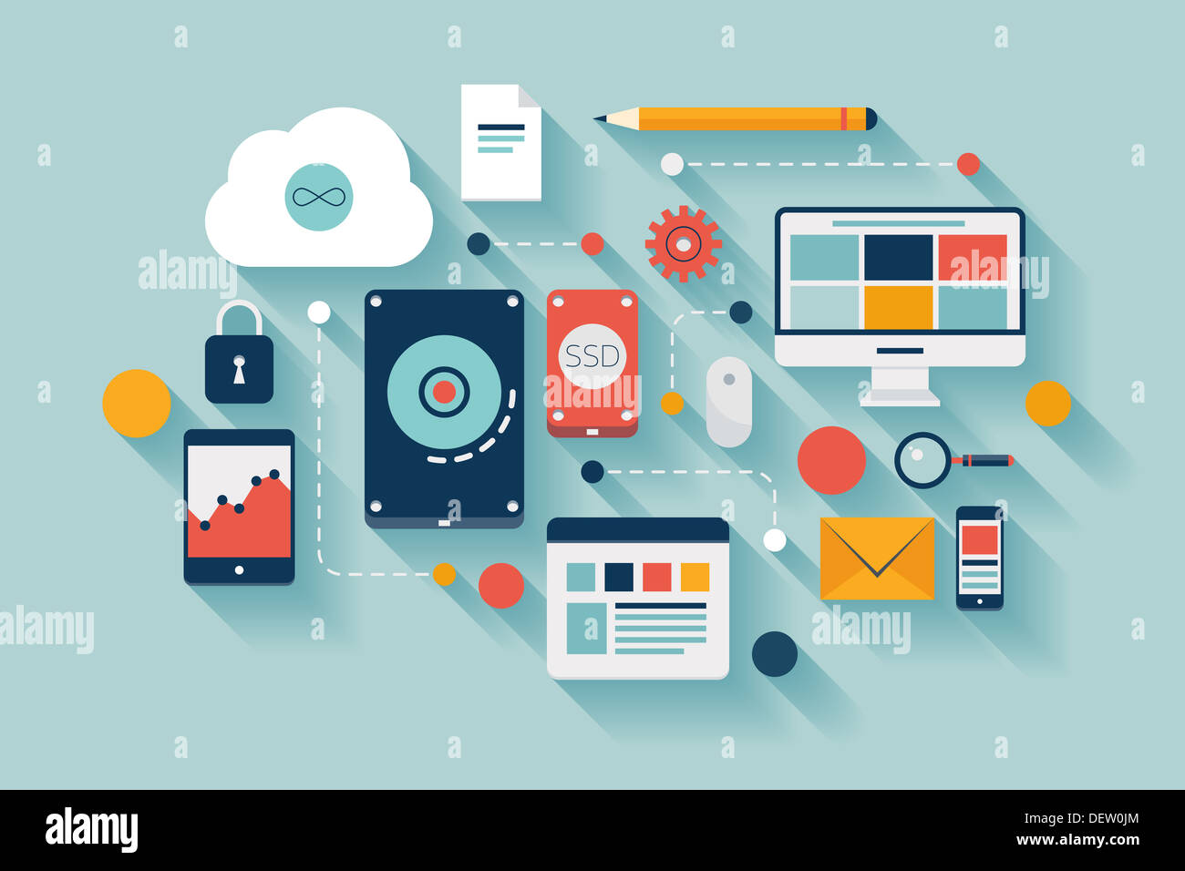 Data transmission computer hi-res stock photography and images - Alamy