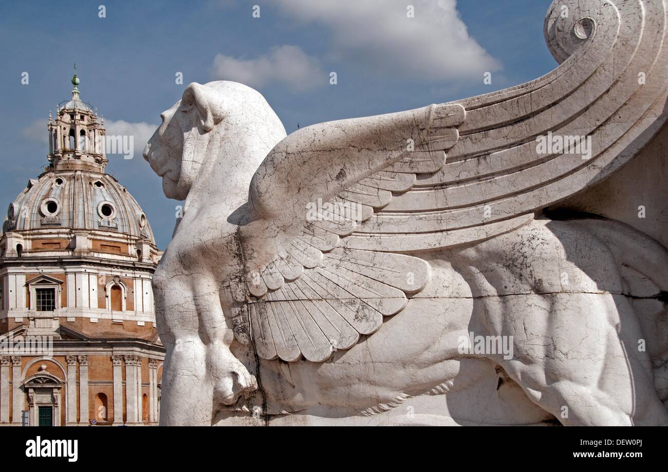 Winged lion rome hi-res stock photography and images - Alamy