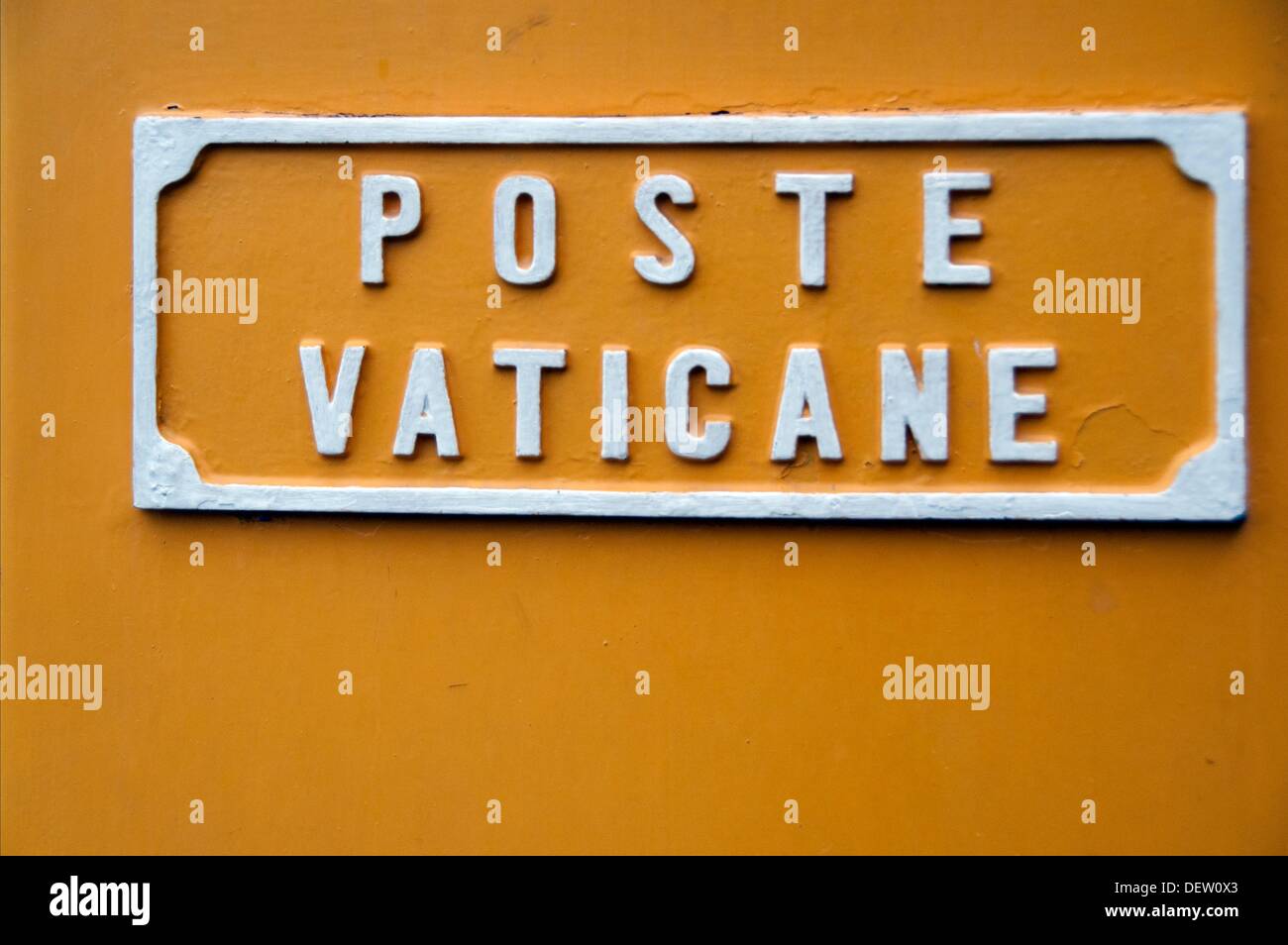 Vatican post office sign hi-res stock photography and images - Alamy